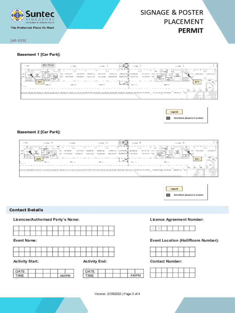Fillable Online Fillable Online AP-019 Signage & Poster Placement ...