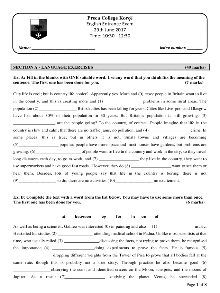 Fillable Online Preca College Kor Fax Email Print - pdfFiller