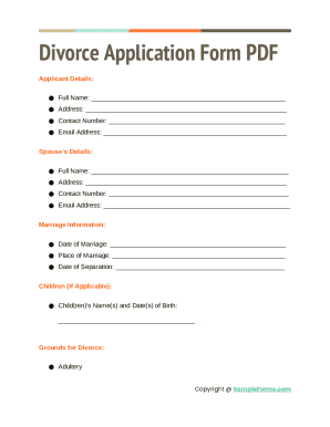36: Affidavit for Divorce Applicant(s) Doc Template | pdfFiller
