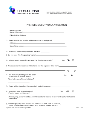 What Is Personal and Premises Liability InsuranceSquare One Doc ...