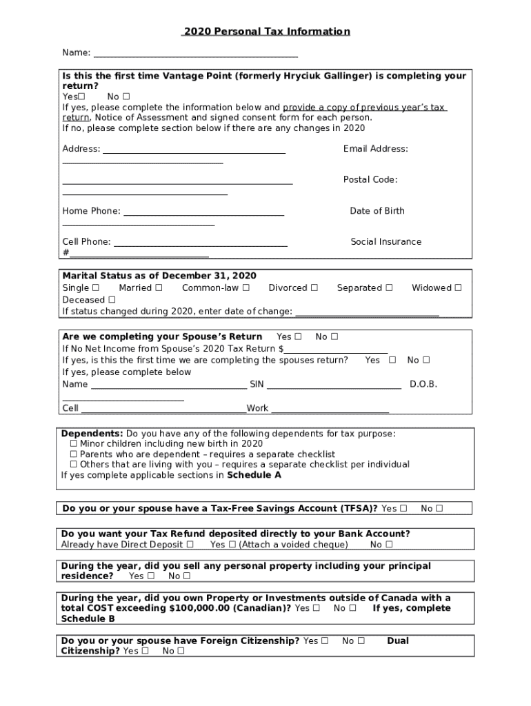Filling out a Canadian Income Tax (T1 General and ... Doc Template ...
