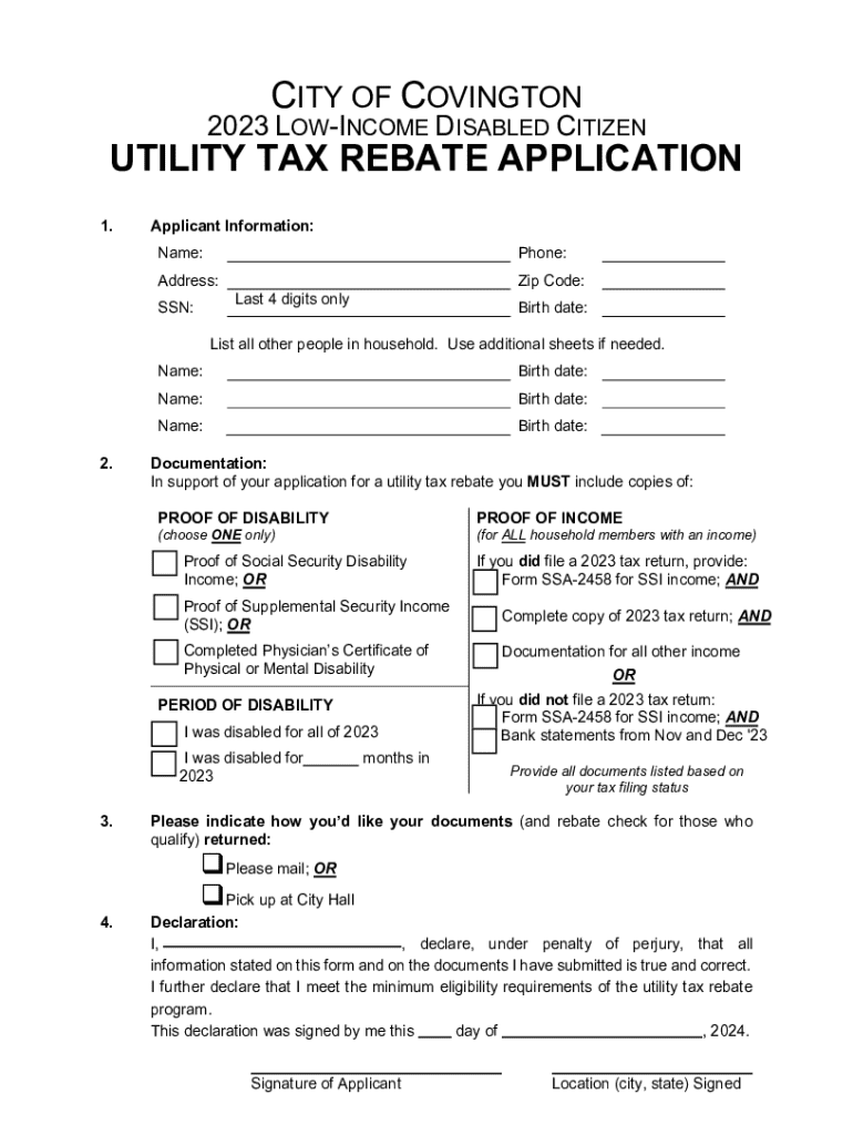 Fillable Online Utility Tax Forms Fax Email Print - pdfFiller