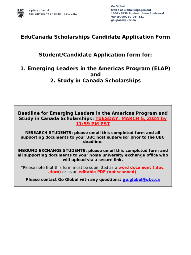 1. Emerging Leaders in the Americas Program (ELAP) and Doc Template ...