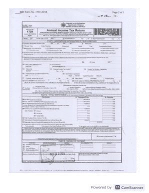 Fillable Online Income Tax Return and BIR form 1701 Fax Email Print ...