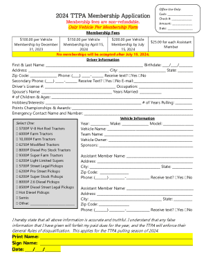 Fillable Online Membership fees are non-refundable Fax Email Print ...