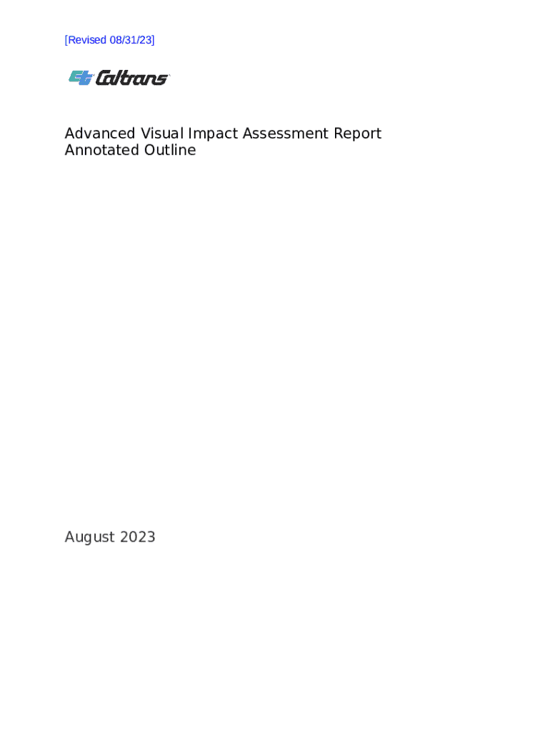 Visual impact assessment State Route Highway 1 Auxiliary ... - dot ca ...