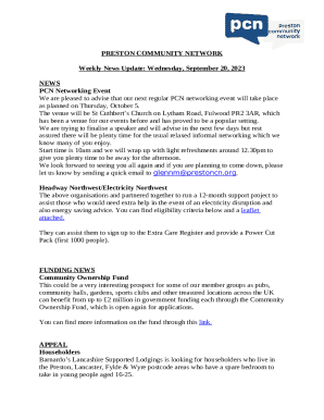 PCN Plus LIVE - Life Beyond the PCN DES Doc Template | pdfFiller