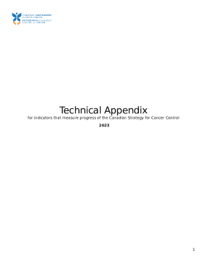 Technical Appendix - of the Canadian Strategy for Cancer Control. for ...