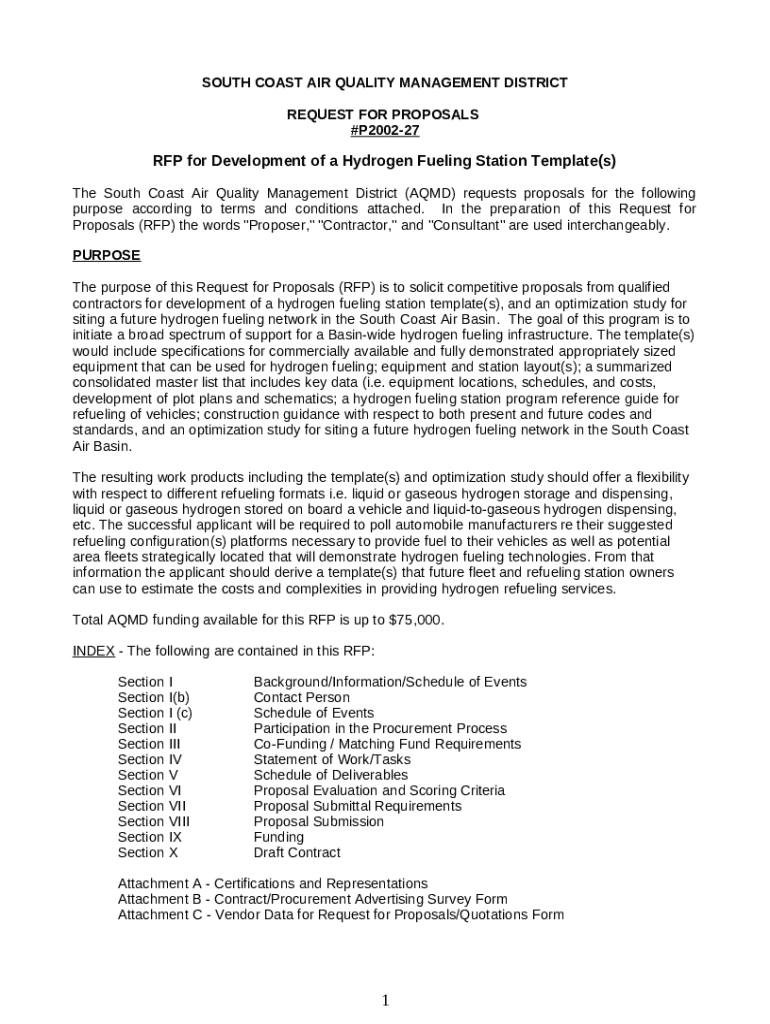 South Coast Air Quality Management District (SCAQMD) Doc Template ...