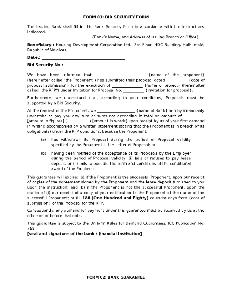 Section 4 - Bidding s (For Lot-1) Doc Template | pdfFiller