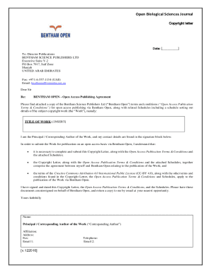 Fillable Online Download the Copyright letter Fax Email Print - pdfFiller