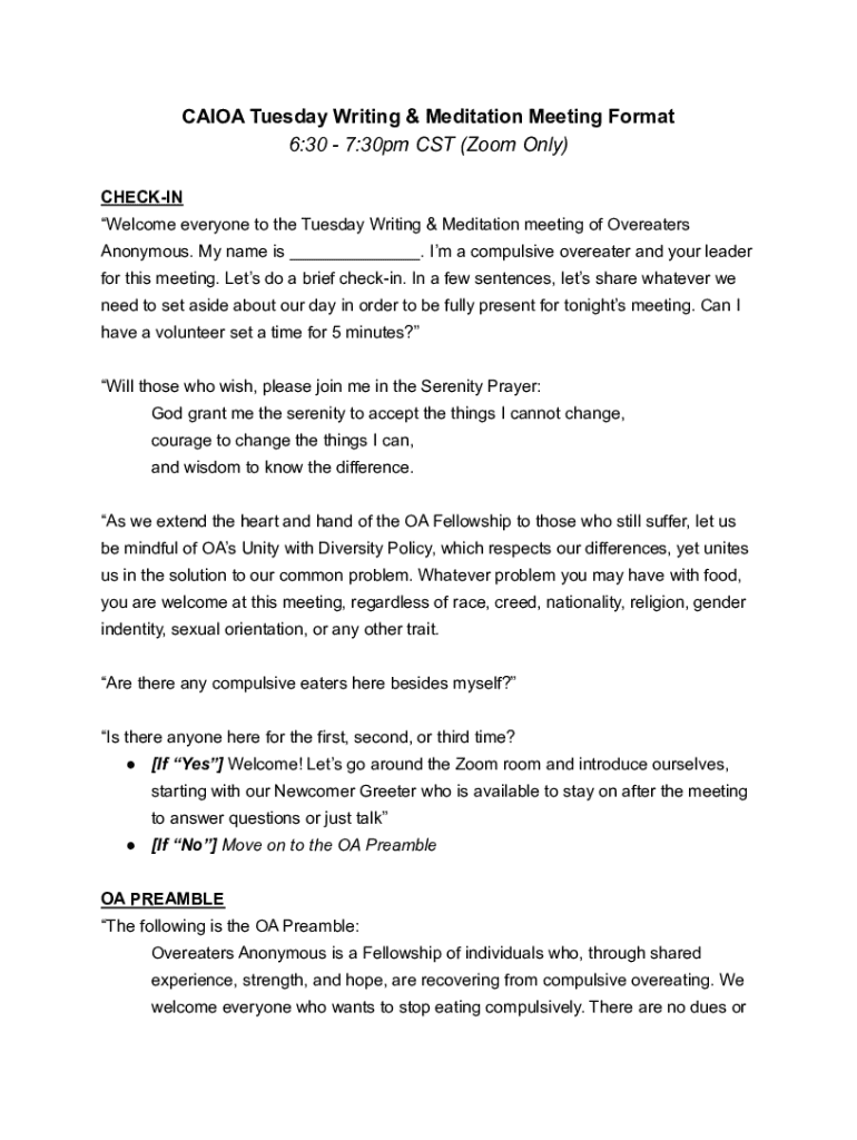 Fillable Online Zoom - Cape Cod Intergroup Fax Email Print - pdfFiller