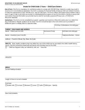 Fillable Online Staff Record Form.pdf - Child Care Centers Fax Email Print - pdfFiller