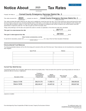 Fillable Online NOTICE ABOUT 2023 Tax Rates Form 50-212 Fax Email Print ...