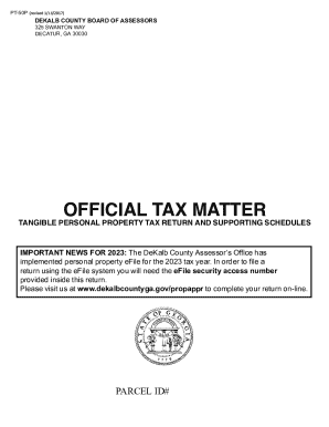 Fillable Online Ga Form Personal Property Tax Return - Fill Online ...