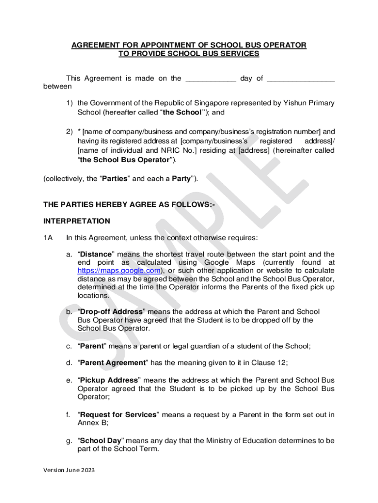 Fillable Online Fillable Online school bus transportation services ...