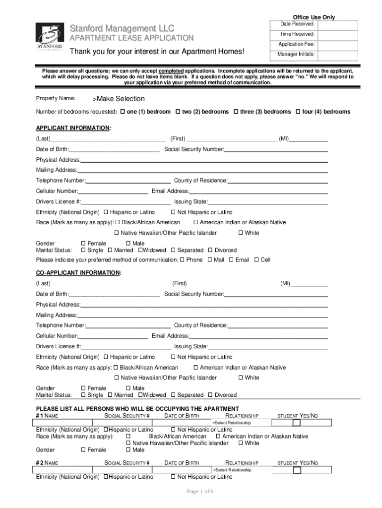 Fillable Online Stanford Application. Fillable online Stanford ...