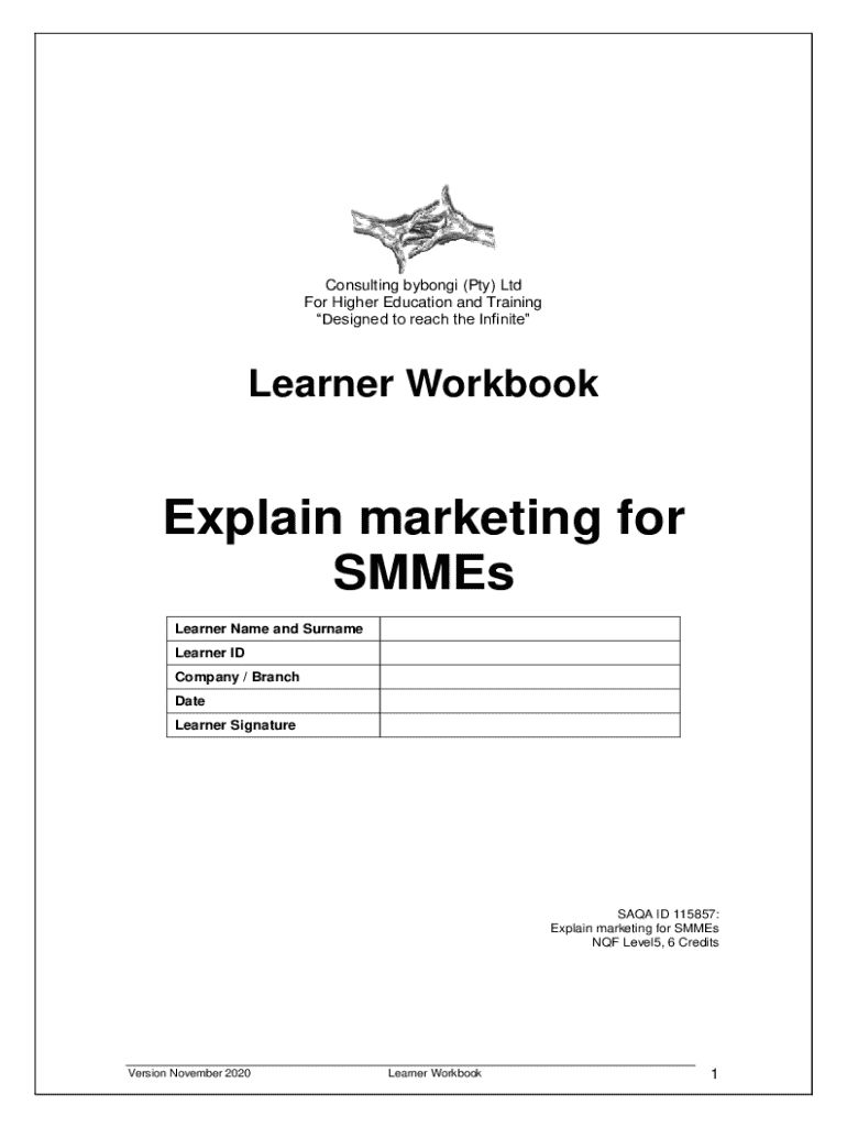 Fillable Online Learner Guide Produce business plans for a new venture Fax Email Print - pdfFiller