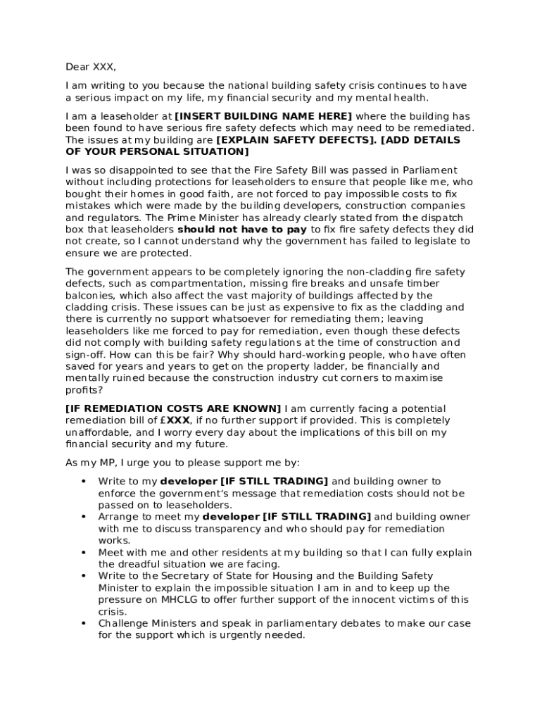 Template-Letter-to-MP.docx Doc Template | pdfFiller