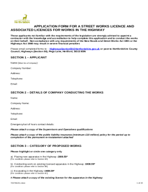 Section 50 application Doc Template | pdfFiller