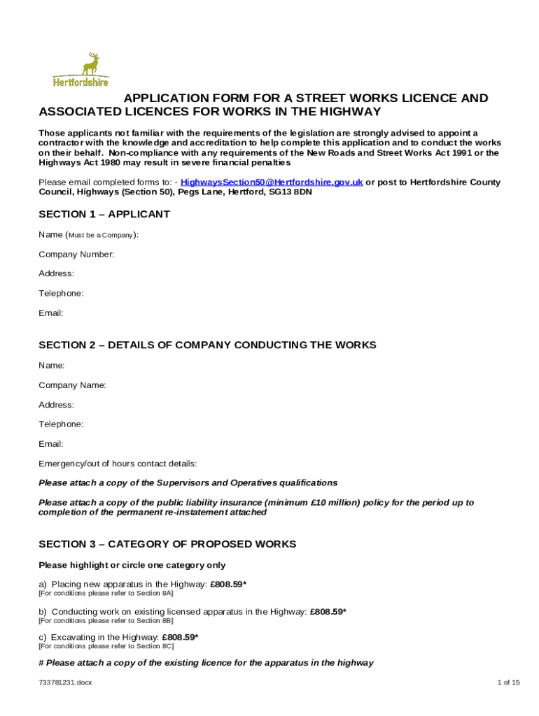 Section 50 application Doc Template | pdfFiller