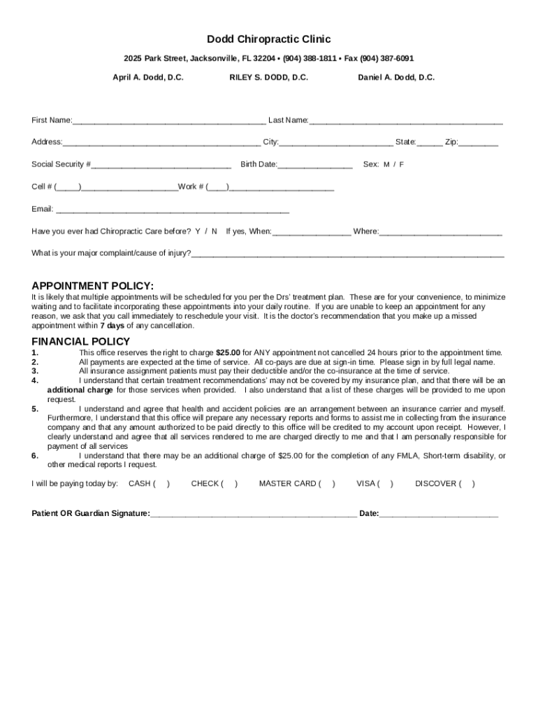 Dodd, D Doc Template Doc Template | pdfFiller