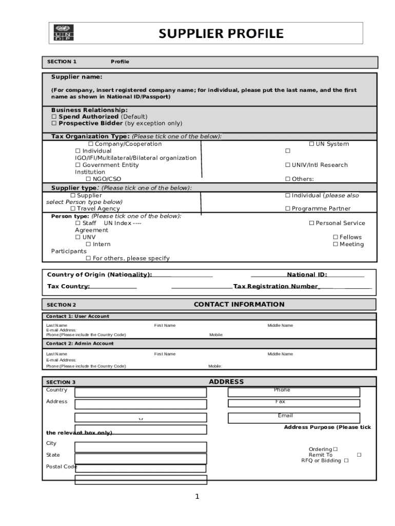 Supplier Spend Authorization Approvals - vietnam unfpa Doc Template ...