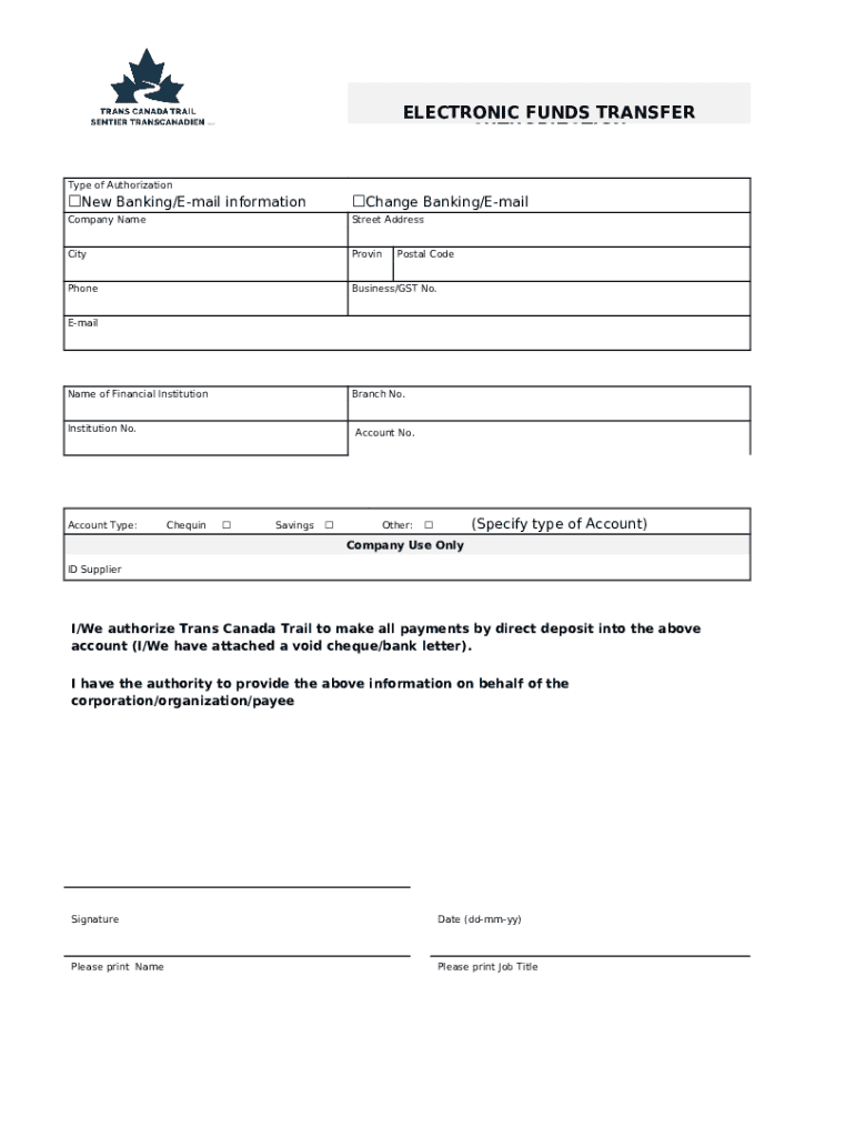 Exhibit 2 - Electronic Funds Transfer Authorization Doc Template | pdfFiller