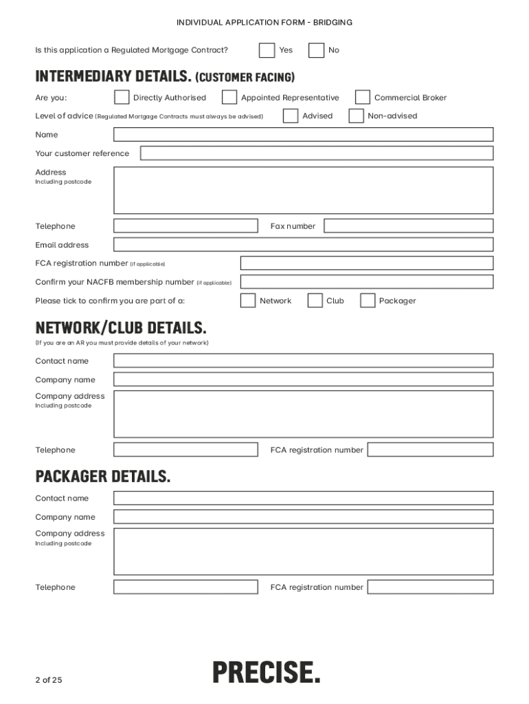 Fillable Online Individual APPLICATION FORM. Fax Email Print - pdfFiller