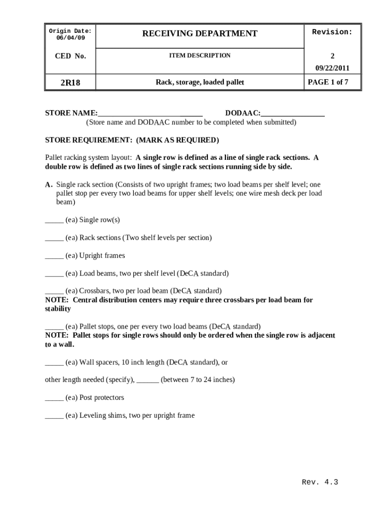 Equipment Nomenclature: - Commissaries Doc Template | pdfFiller