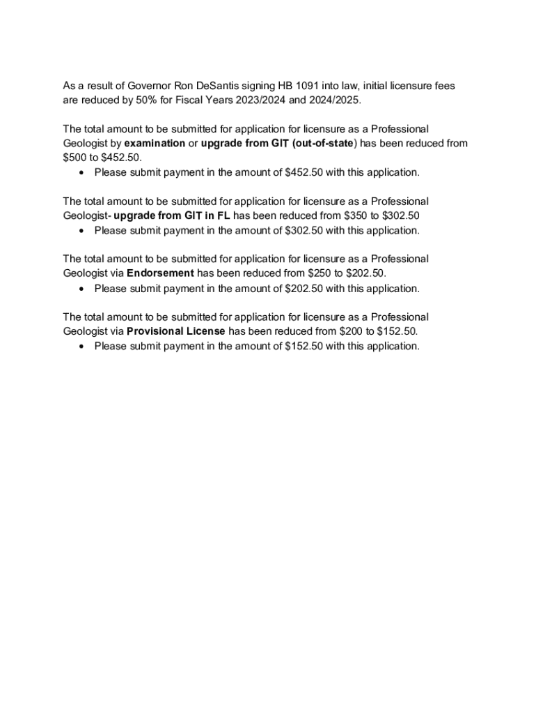 Fillable Online ICYMI: Governor Ron DeSantis Announces 50% Discounts ... Fax Email Print - pdfFiller