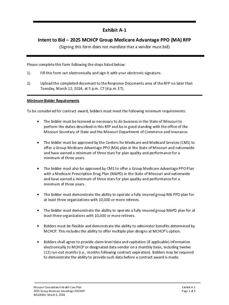 Fillable Online Preliminary CY 2025 Part C Bid Review Memorandum 2 ...