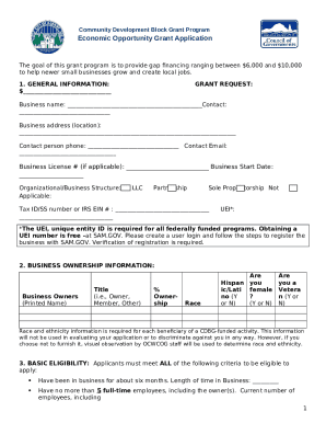 COMMUNITY DEVELOPMENT BLOCK GRANT AND ... Doc Template | pdfFiller