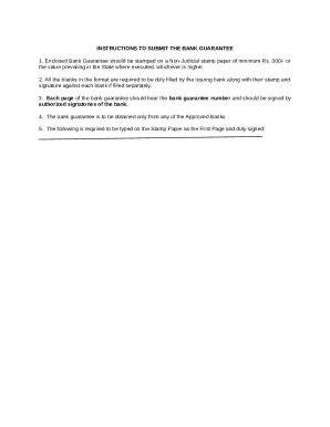 Application for Bank guarantee / Fixed Deposit - National ... Doc Template | pdfFiller