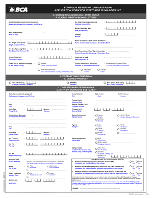 Fillable Online Bca - RDN Form PDF Fax Email Print - pdfFiller