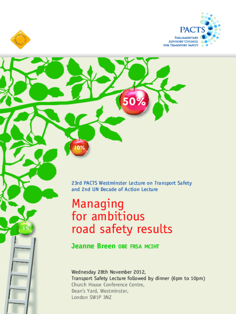 Fillable Online Recommitting to Road Safety: A Second Decade of Action ...