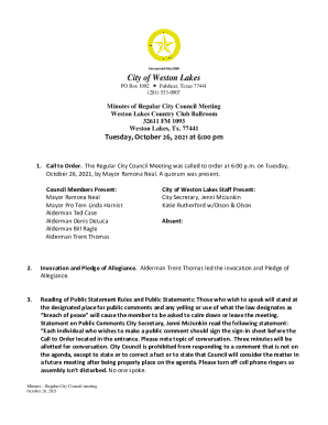 Fillable Online Mayor Ramona Neal Fax Email Print - pdfFiller