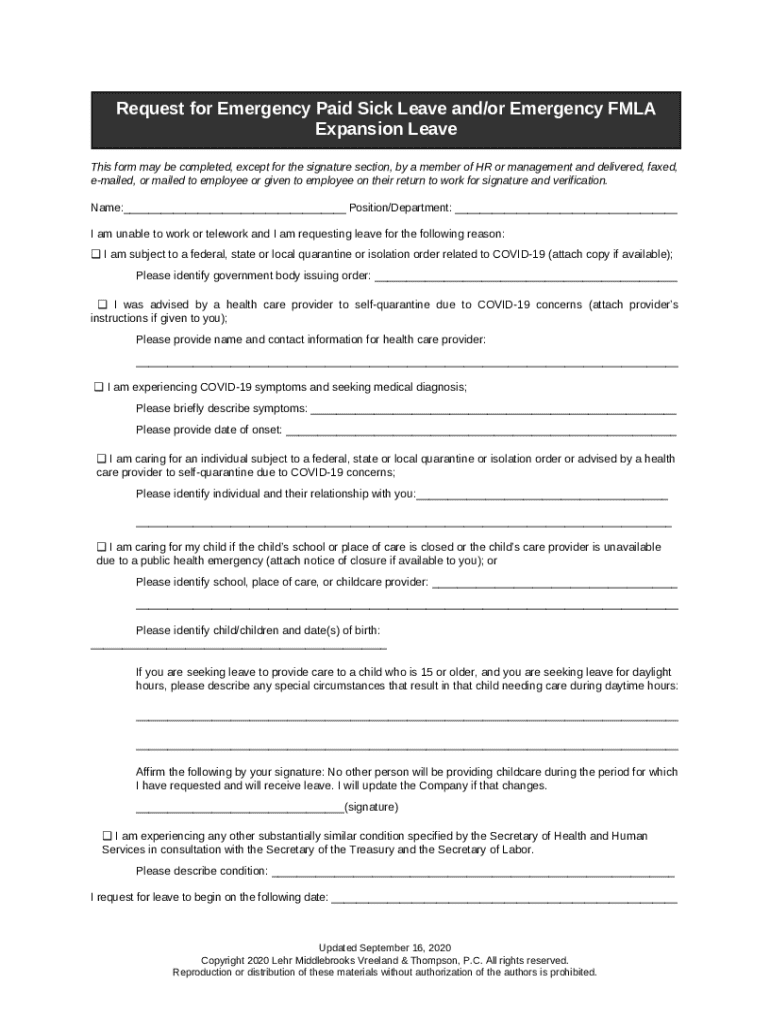 Family and Medical Leave Employee Checklist - UW Human ... Doc Template ...