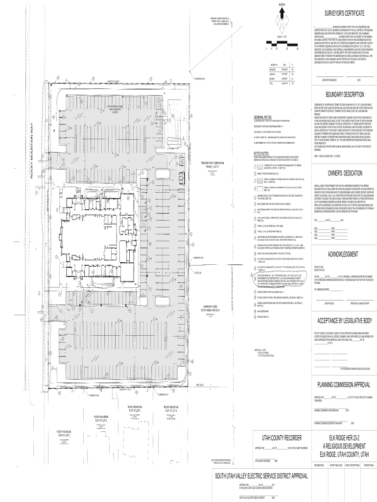 Fillable Online SURVEYOR'S CERTIFICATE BOUNDARY DESCRIPTION ... Fax Email Print - pdfFiller