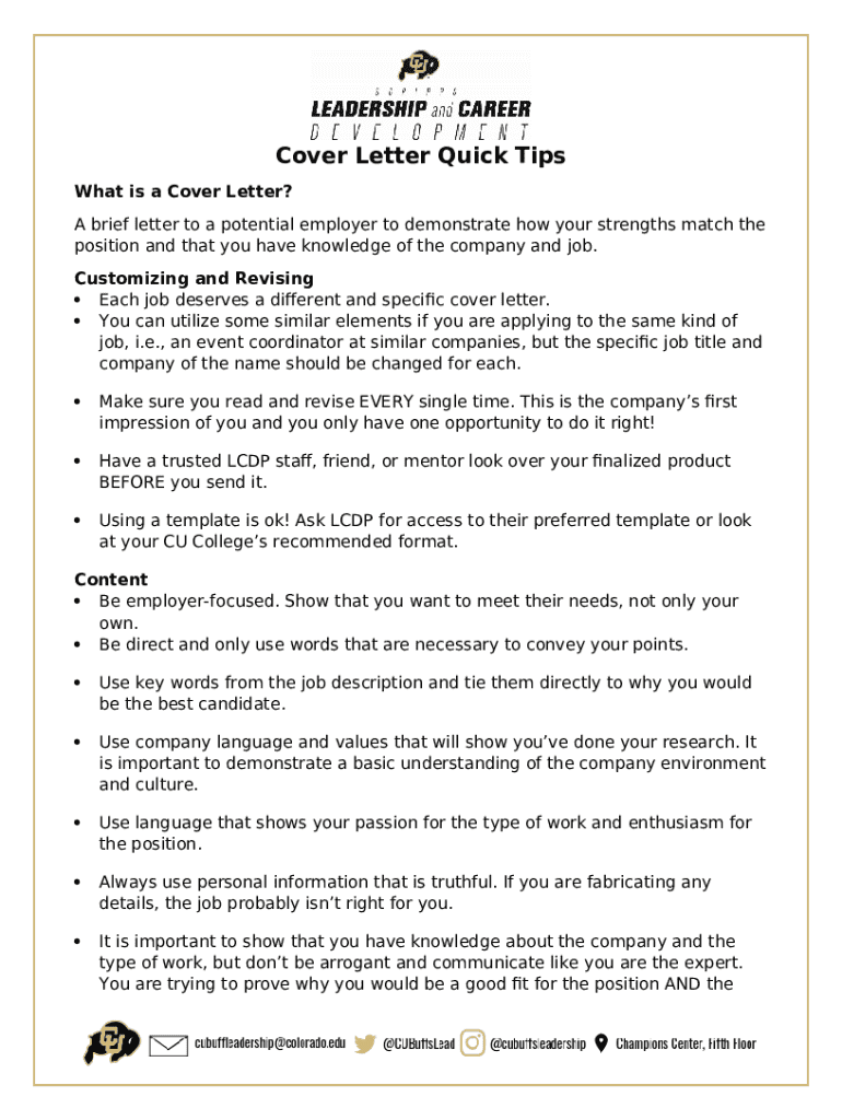 Tips for Writing a Cover Letter That Will Stand Out Doc Template ...