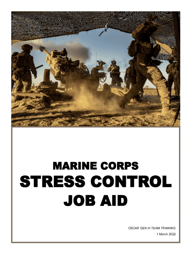 Fillable Online Evaluation of the Operational Stress Control and ...