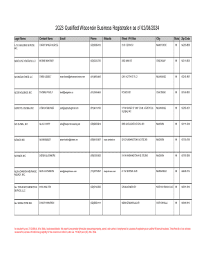 Fillable Online DOR Registration of Qualified Wisconsin Businesses Fax ...
