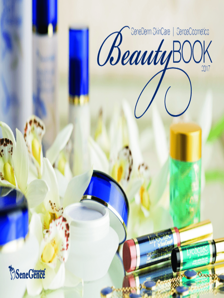 Fillable Online Beauty Longevity Senegence Beauty Book PDF Fax Email ...