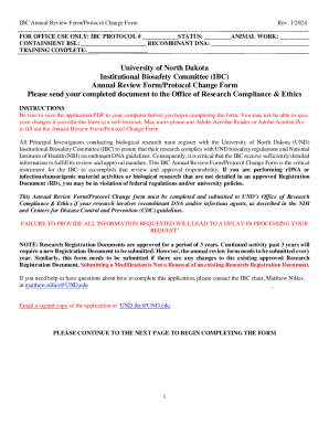 Fillable Online ibc-annual-review-protocol-change-form.pdf Fax Email ...