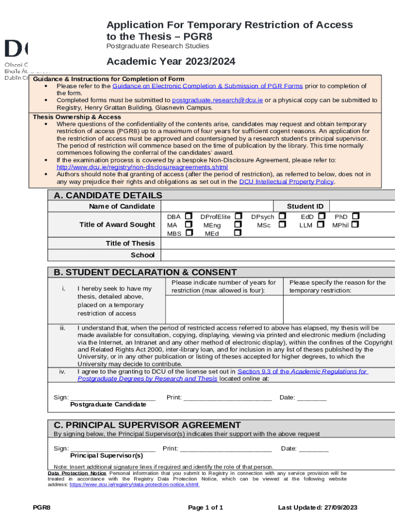 Guidance & Instructions for Completion of Doc Template Doc Template | pdfFiller