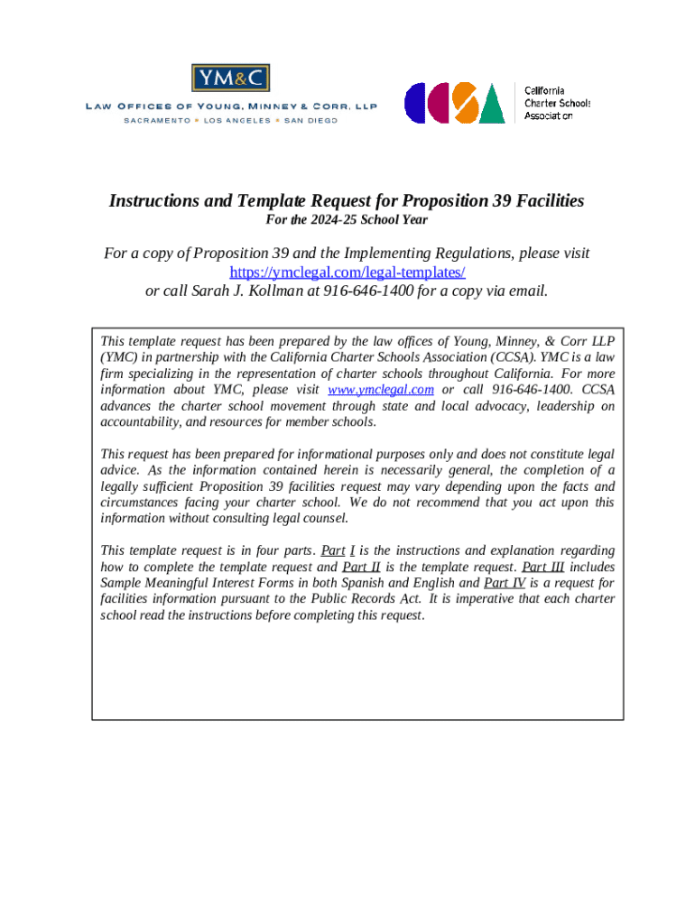 Impending Deadline!! Proposition 39 Sample and ... Doc Template | pdfFiller