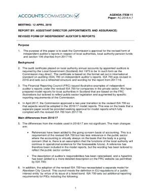 Fillable Online Revised form of independent auditor's reports Fax Email ...
