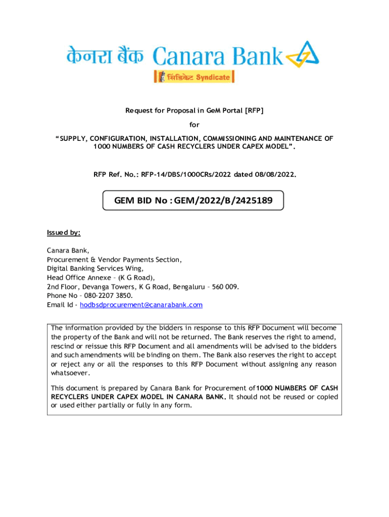 Fillable Online SUPPLY, CONFIGURATION, INSTALLATION, COMMISSIONING AND MAINTENANCE OF Fax Email ...