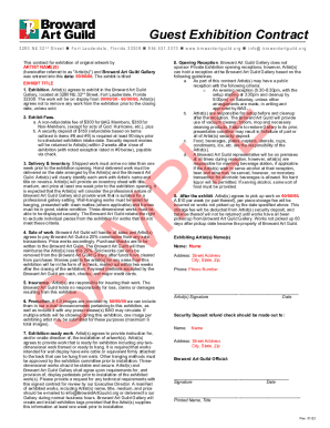 Fillable Online Sample-Guest-Exhibit-Contract Fax Email Print - pdfFiller