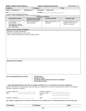 Status:Probationary 1Probationary 2Permanent(check one) Doc Template ...